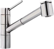 Franke FF2000 Top Lever Pull-Out Sprayer Faucet: Polished Chrome