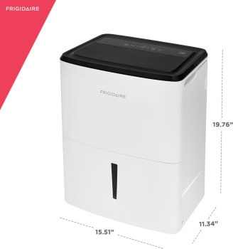 Frigidaire FFAD3534W1 35 Pint Capacity Dehumidifier with 3 Fan Speeds ...