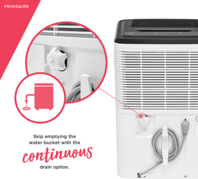 Frigidaire FFAD5034W1 50 Pint Capacity Dehumidifier with Multi-Speed ...
