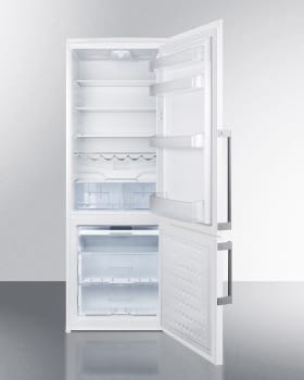 Summit FFBF280WX 28 Inch Counter Depth Bottom-Freezer Refrigerator with ...