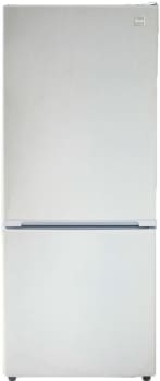 Avanti FFBM102D0W 10.2 cu. ft. Bottom Freezer Refrigerator with 2 ...