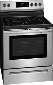 Frigidaire FFEF3054TS 30 Inch Electric Range with 5 Heating Elements, 5 ...