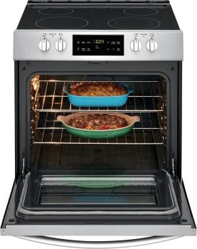 Frigidaire FFEH3051VS 30 Inch Front Control Electric Range with 4 ...