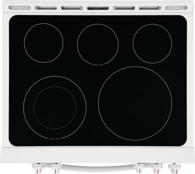 Frigidaire FFEH3054UW 30 Inch Front Control Electric Range with 5 ...