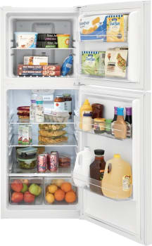 Frigidaire FFET1022UW 24 Inch Top Freezer Refrigerator with 10.1 cu. ft ...