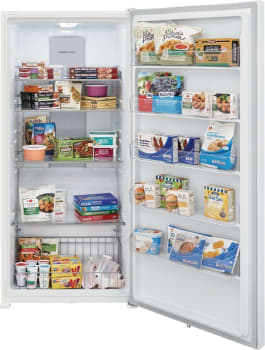 Frigidaire FFFU20F4VW 33 Inch Upright Freezer with 20 Cu. Ft. Capacity ...