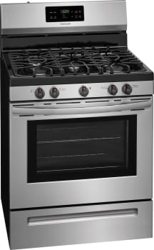 Frigidaire FFGF3054TS 30 Inch Freestanding Gas Range with 5 Sealed ...