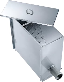 Miele FFK01 Lint Filter Compartment in Stainless Steel