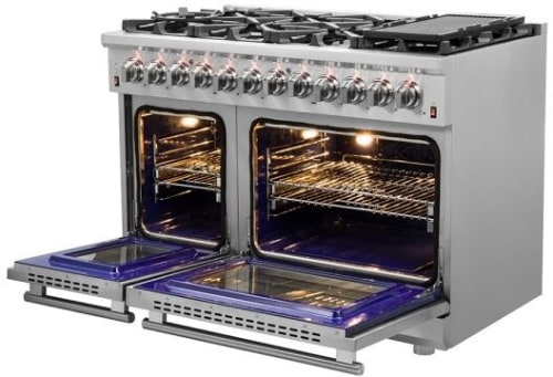 Forno FFSGS612548 48 Inch Freestanding Professional Dual Fuel Range ...