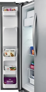 Frigidaire FFSS2315TS 33 Inch Side by Side Refrigerator with 22.1 Cu ...