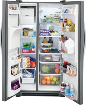 Frigidaire FFSS2615TS 36 Inch Side-by-Side Refrigerator with 25.5 Cu ...