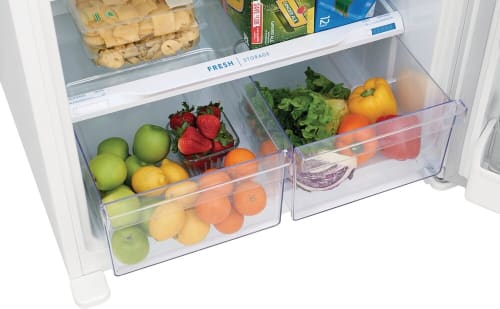 Frigidaire FFHT1814WW 30 Inch Top Freezer Refrigerator with 18.3 Cu. Ft ...