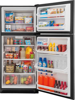 Frigidaire FFTR2021TS 30 Inch Top Freezer Refrigerator with 20.4 cu. ft ...