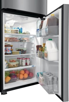 Frigidaire FFTR2045VS 30 Inch Freestanding Top Freezer Refrigerator ...