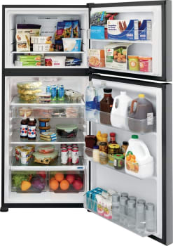 Frigidaire FFTR2045VS 30 Inch Freestanding Top Freezer Refrigerator ...