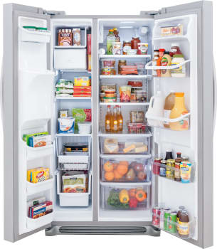 Frigidaire FGHS2355PF 33 Inch Side-by-Side Refrigerator with 22.6 cu ...