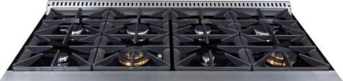 Forte FGR488BWW 48 Inch Freestanding Gas Range with 8 Sealed Burners ...