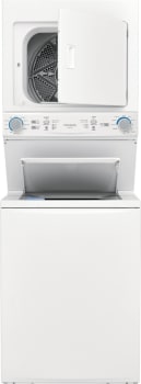 Frigidaire FLCE7522AW 27 Inch Electric Laundry Center with 3.9 Cu. Ft ...