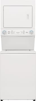 Frigidaire FLCE7523AW 27 Inch Electric Long Vent Laundry Center with 3. ...
