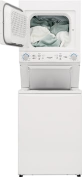Frigidaire FLCE7523AW 27 Inch Electric Long Vent Laundry Center with 3. ...