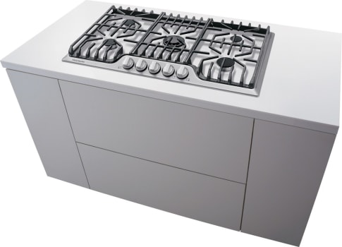 Frigidaire FPGC3677RS Gas Cooktop with 5 Sealed Burners, Continuous ...