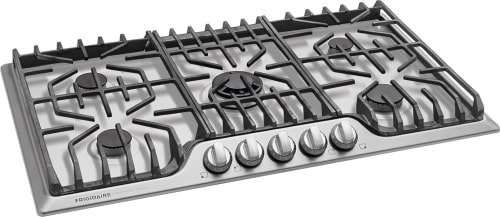 Frigidaire FPGC3677RS Gas Cooktop with 5 Sealed Burners, Continuous ...