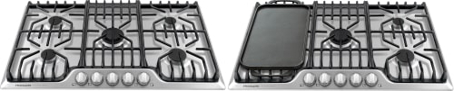 Frigidaire FPGC3677RS Gas Cooktop with 5 Sealed Burners, Continuous ...