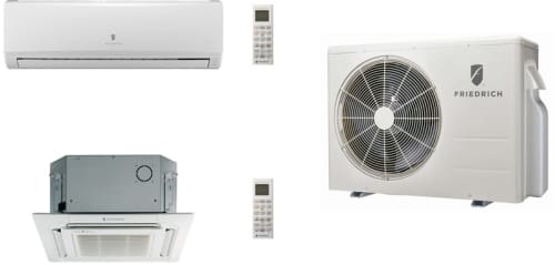 Friedrich FRI24KA24 2 Room Mini Split Air Conditioning System with Heat ...