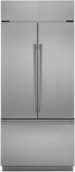 Monogram ZIPS360NNSS 36 Inch Built-In French Door Refrigerator with 20. ...