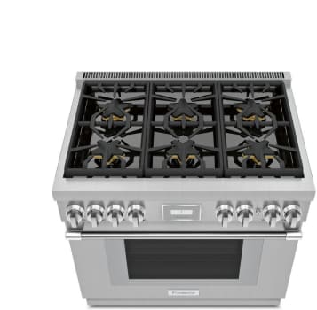 Thermador PRD366WHU 36 Inch Freestanding Professional Dual Fuel Smart ...