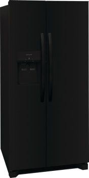 Frigidaire FRSS2323AB 33 Inch Freestanding Side by Side Refrigerator ...