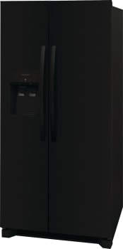 Frigidaire FRSS2323AB 33 Inch Freestanding Side by Side Refrigerator ...