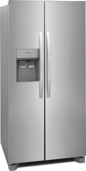 Frigidaire FRSS2323AS 33 Inch Freestanding Side by Side Refrigerator ...