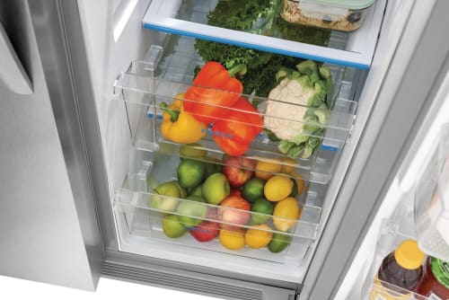 Frigidaire FRSS2323AS 33 Inch Freestanding Side by Side Refrigerator ...