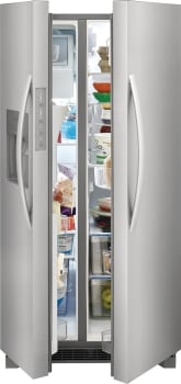 Frigidaire FRSS2323AS 33 Inch Freestanding Side by Side Refrigerator ...