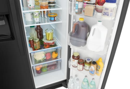 Frigidaire FRSS2623AD 36 Inch Freestanding Side by Side Refrigerator ...