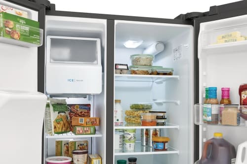 Frigidaire FRSS2623AD 36 Inch Freestanding Side by Side Refrigerator ...