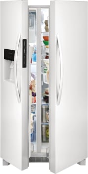 Frigidaire FRSS2623AW 36 Inch Freestanding Side by Side Refrigerator ...