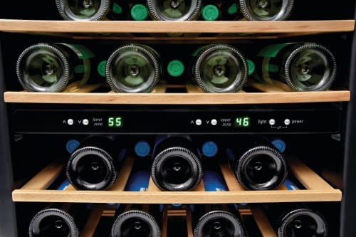 Frigidaire FRWW4543AS 22 Inch Dual Zone Wine Cooler with 45 Bottle ...