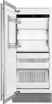 Smeg FZU36LX 36 Inch Freezer Column with 20.1 cu. ft. Capacity ...