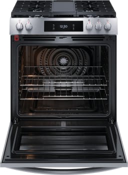 Frigidaire GCFG3060BF 30 Inch Freestanding Gas Range with 5 Sealed ...