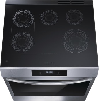 Frigidaire GCFI3060BF 30 Inch Slide-In Induction Range with 5 Elements ...