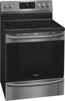 Frigidaire GCRE3038AD 30 Inch Freestanding Electric Range with 5 ...