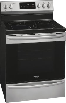 Frigidaire GCRE3038AF 30 Inch Freestanding Electric Range with 5 ...