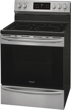 Frigidaire GCRE3038AF 30 Inch Freestanding Electric Range with 5 ...