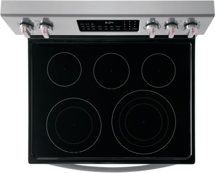 Frigidaire GCRE3060AF 30 Inch Freestanding Electric Range with 5 Smooth ...