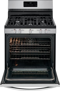 Frigidaire GCRG3060AF 30 Inch Freestanding Gas Range with 5 Sealed ...