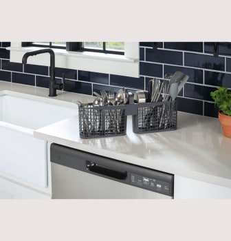 GE GDF450PSRSS 24 Inch Full Console Dishwasher with 12 Place Settings ...