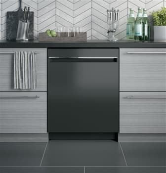 GE GDT225SGLBB 24 Inch Fully Integrated Dishwasher with 12 Place ...