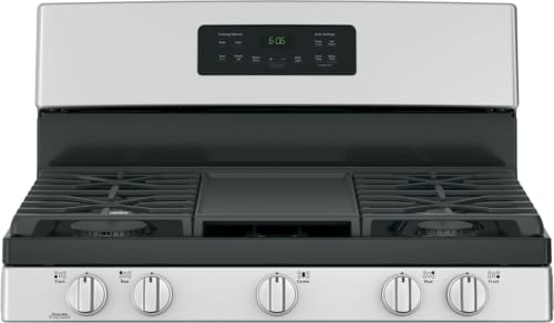 GE JGBS66REKSS 30 Inch Free-Standing Gas Range with 5 Sealed Burners, 5 ...